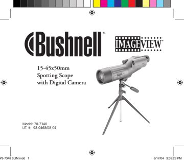 Bushnell 78 7348 Owner Manual Manualzz