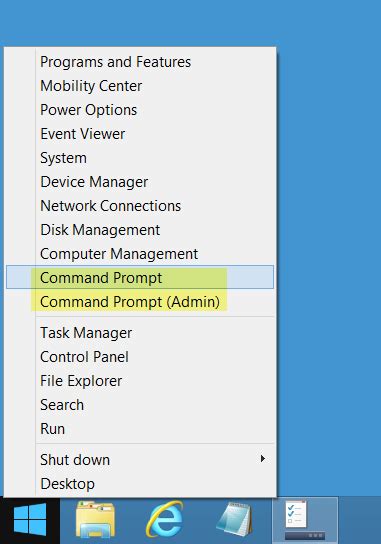 Replace Command Prompt With Powershell In Winx Menu Of Windows 10
