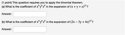 Solved 1 Point This Question Requires You To Apply The