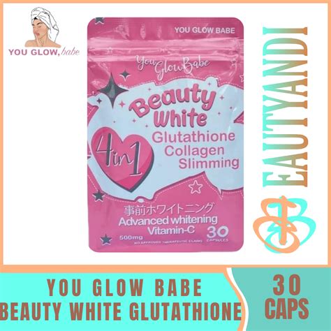 Beauty White New Packaging Glutathione Capsule In In Vit C By You Glow Babe Japan