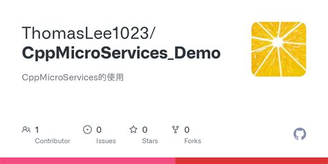 github thomaslee1023 cppmicroservices demo cppmicroservices的使用