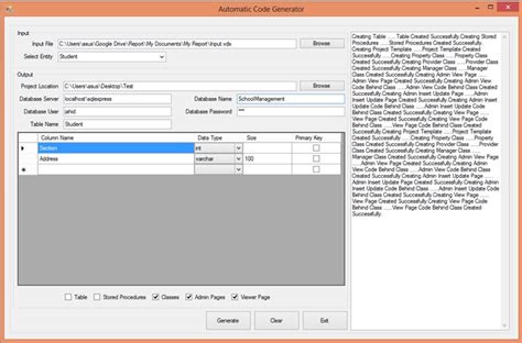 Automatic Code Generation From Database Model Diagram Codeproject