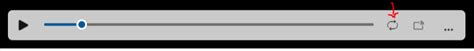 Gallery Wasm IOS Android MediaPlayerElement Repeat Button Does Not