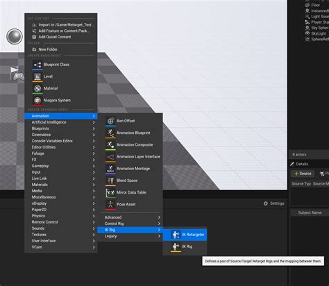 Retargeting Animations To Characters Perception Neuron