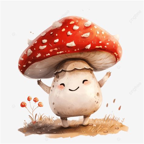 귀여운 버섯 캐릭터 버섯 캐릭터 만화 Png 일러스트 및 이미지 에 대한 무료 다운로드 Pngtree