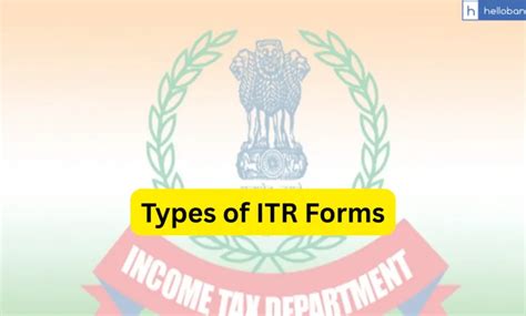 Types Of Itr Forms Itr 1234567vub Download Itr Forms Pdf
