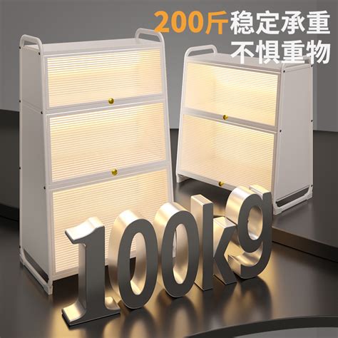 厨房置物架多层落地杂物柜台面收纳架置物柜餐边柜子储物柜橱柜 虎窝淘