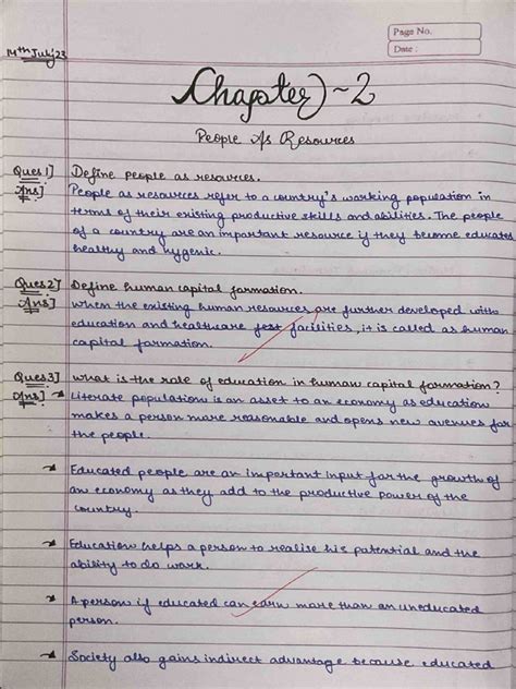 Economics Chapter 2 Work Pdf