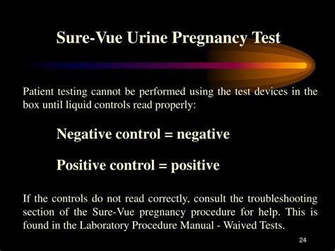Ppt Sure Vue Urine Hcg Pregnancy Test Powerpoint Presentation Free Download Id 5033935