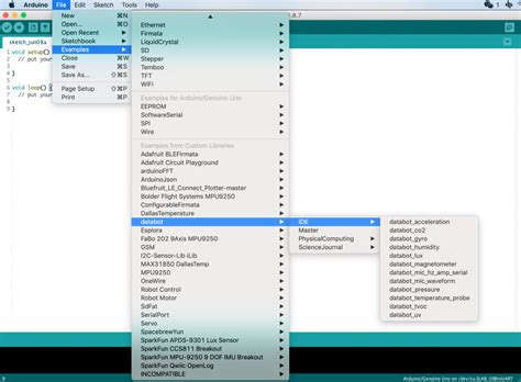 Databot™ Basic Training Arduino Ide Databot