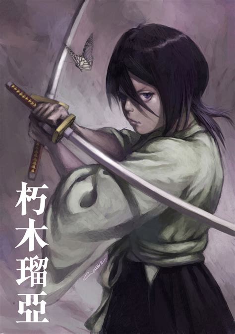 Kuchiki Rukia Bleach Drawn By Cuson Danbooru