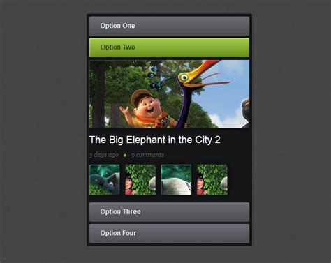 Free Content Accordion Css3jquery By Designmodo