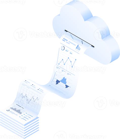 Cloud Storage Isometric 19023300 Png