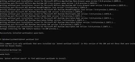 With Net 7 Sdk Zip Installation Maui Workload Install Failed In Cli