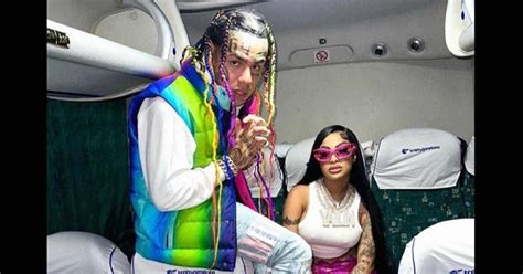 Yailin La Mas Viral Rapper Tekashi 6ix9ines Girlfriend Arrested After Smashing His Car And