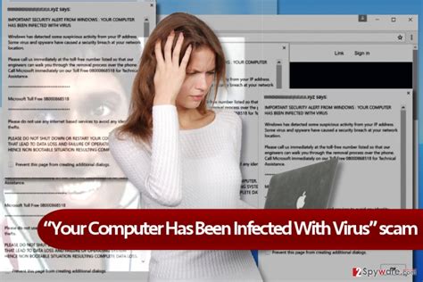 Remove “your Computer Has Been Infected With Virus” Tech Support Scam Tech Support Scam Easy