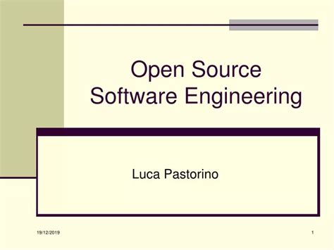 Ppt Open Source Software Engineering Powerpoint Presentation Free