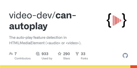 GitHub Video Dev Can Autoplay The Auto Play Feature Detection In HTMLMediaElement Or