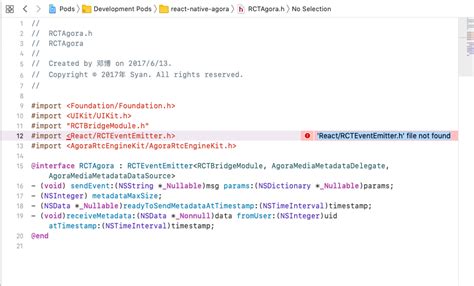 Argument List Too Long And React RCTEventEmitter H File Not Found