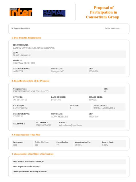 Consortium Proposal Pdf Pdf Consortium Private Law
