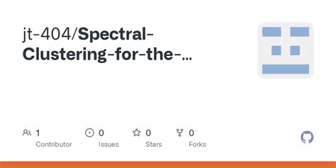 github jt 404 spectral clustering for the classification of long time