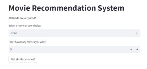 github grania38 movie recommendation system