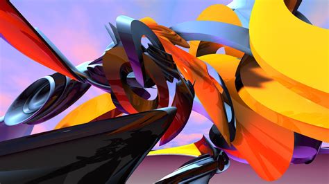 Разноцветные кольца - обои для рабочего стола, картинки, фото