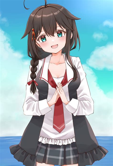 Shigure Shigure Kai San And Shigure Kantai Collection Drawn By Cocoperino Danbooru