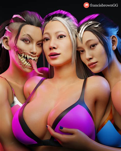 Rule 34 3d 3d Artwork 3girls Big Big Breasts Breasts Brown Brown