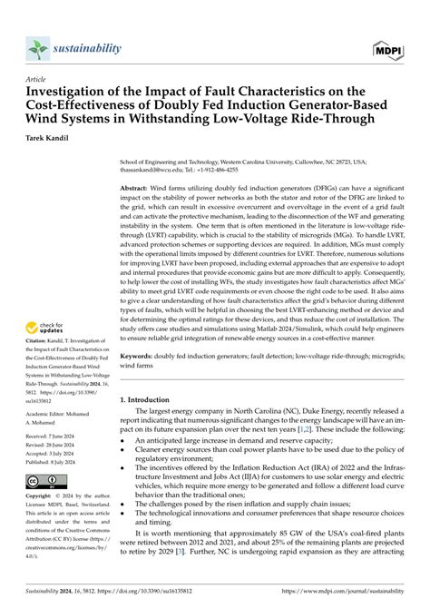 Pdf Investigation Of The Impact Of Fault Characteristics On The Cost Effectiveness Of Doubly