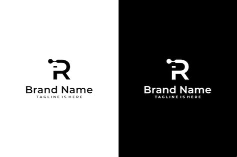 Premium Vector Abstract Molecular Letter R Vector Logo