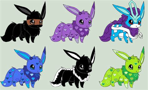 Eevee Adopts 3 [closed] By Reinfalling On Deviantart