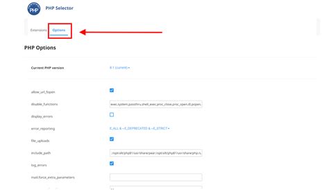 How To Use The Php Selector In Direct Admin Nivacity