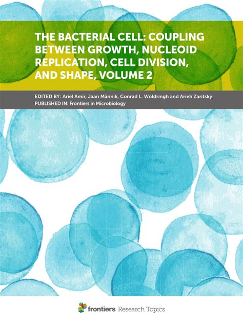 Pdf The Bacterial Cell Coupling Between Growth Nucleoid Replication Cell Division And Shape