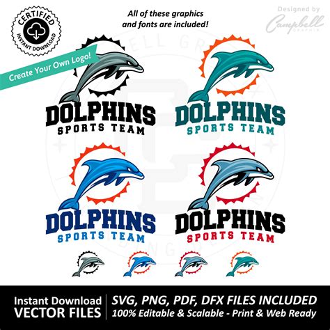 Dolphins Logos Over The Years