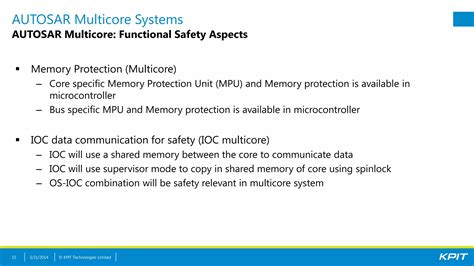 Webinar Presentation On Autosar Multicore Systems Pdf