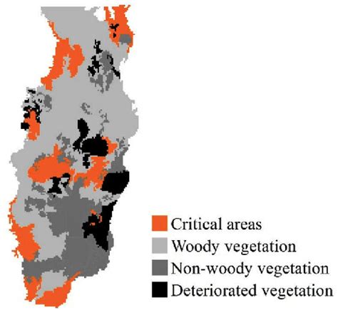 Simulated Deteriorated Areas And Critical Areas In The Northern Download Scientific Diagram
