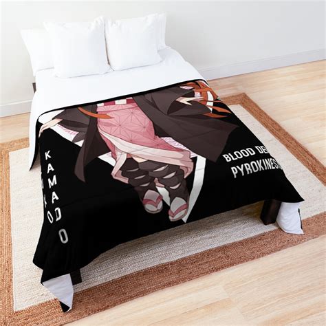 Couvre Lit Nezuko Kamado 竈門 禰豆子 Tueur De Démons Kimetsu No Yaiba