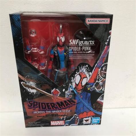 Authentic Shfiguarts Spider Punk Spider Man Across The Spider Verse