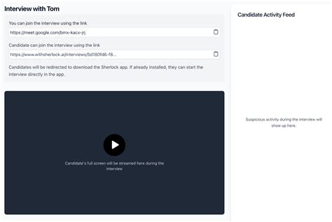 Sherlock Ai Interview Proctoring Agent