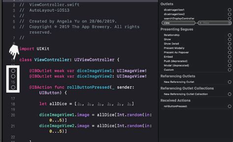 【xcode】actionoutletの接続を取り消す方法｜terupro