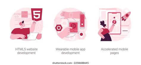 information management abstract concept vector illustration stock