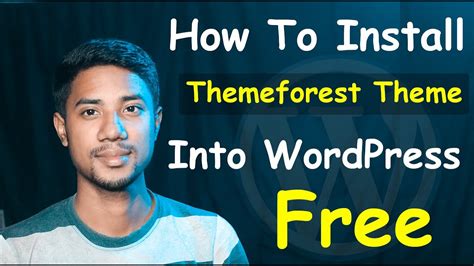 How To Install Themeforest Theme Into Wordpress Youtube