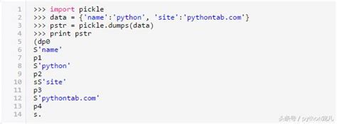 python序列化模塊pickle和json使用和區別 每日頭條