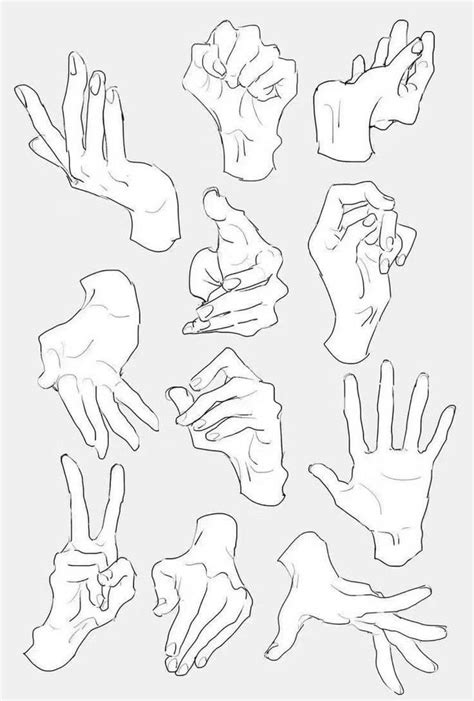 Donutyfriend Donutyfriend On X Hand Drawing Reference Side View Simple Hands On The Side