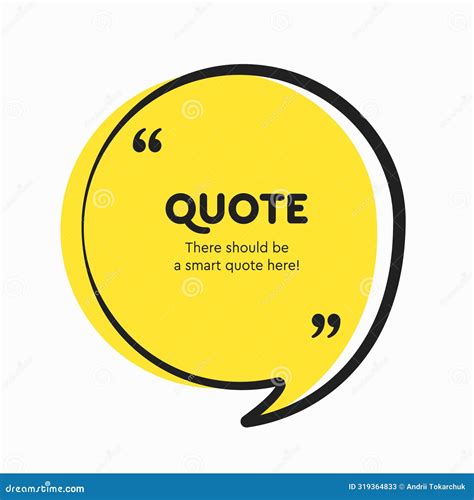 Quote Frame Blank Text Quote Boxes Message Stock Vector Illustration Of Business Quotation