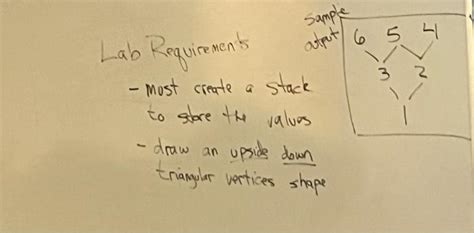 Solved Create A Programm That Produces An Upside Down Chegg