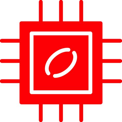 microchip generic flat icon