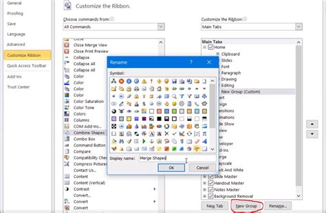 How To Enable Merge Shapes In Powerpoint 2010 Tutorial