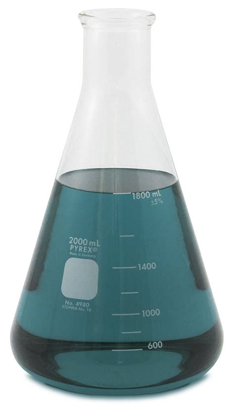 Pyrex 2000 Ml Erlenmeyer Flask 2l